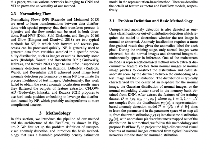 Fastflow Unsupervised Anomaly Detection And Localization Via 2d Normalizing Flows Nakatsuka